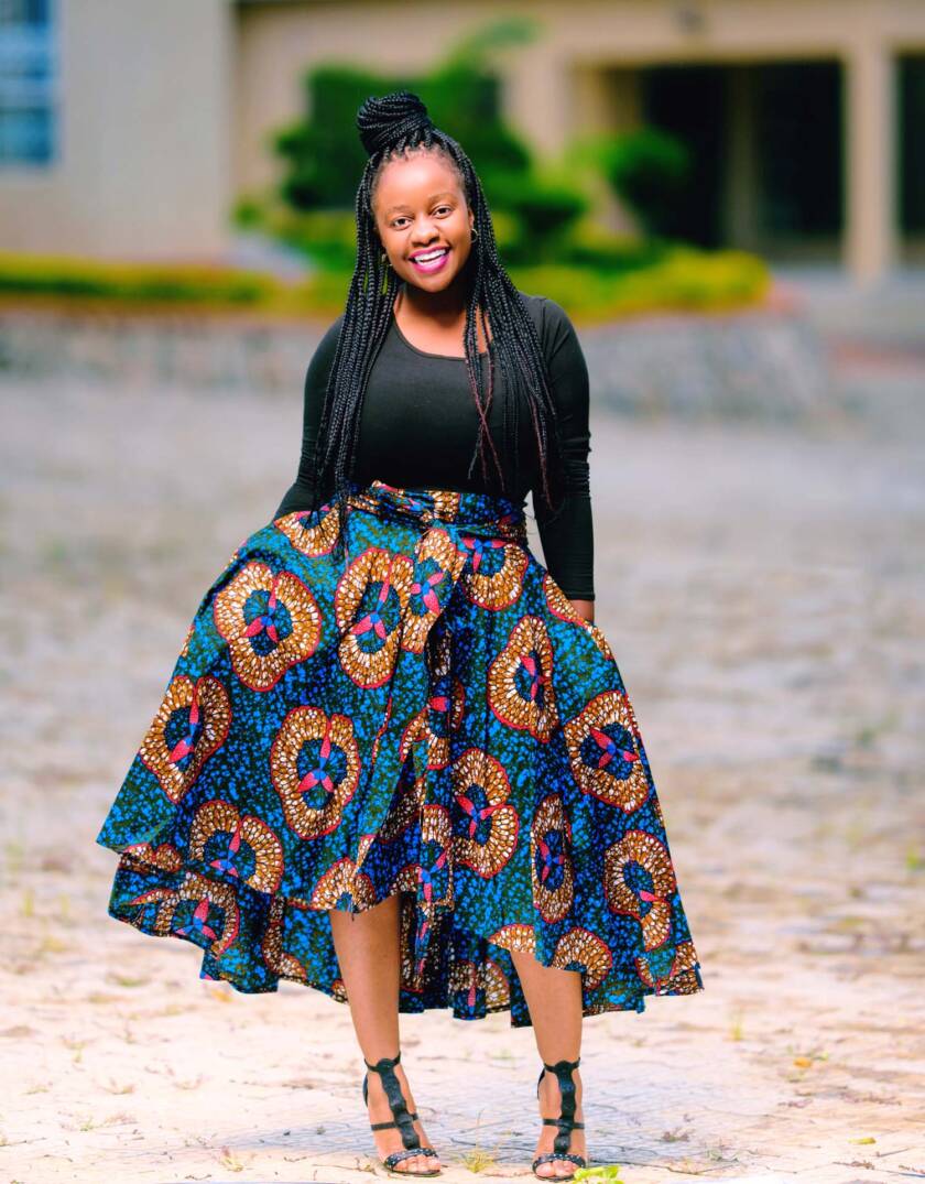 Chitenje Flowy Skirt – Glo-Ray Designs